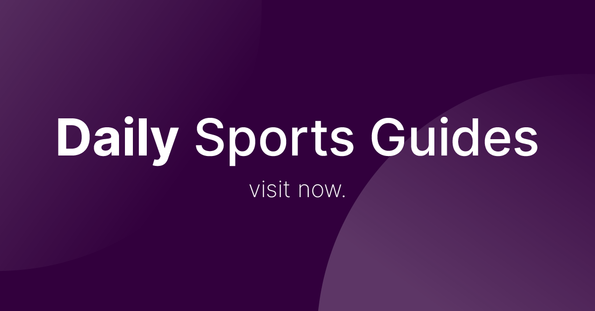 Daily sports guide